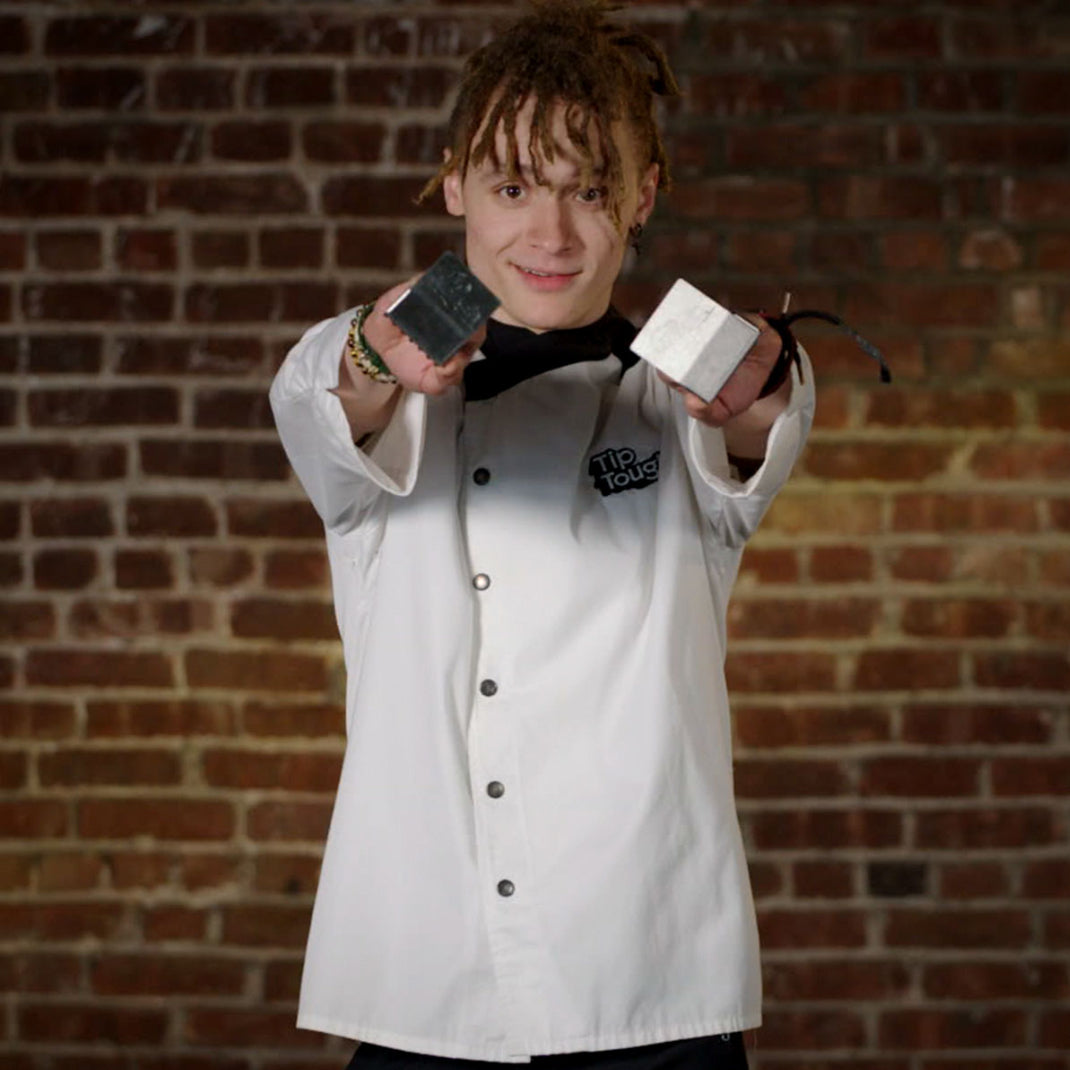 TIP TOUGH STAINLESS STEEL FINGER GUARD FOR CUTTING & CHOPPING – America ...